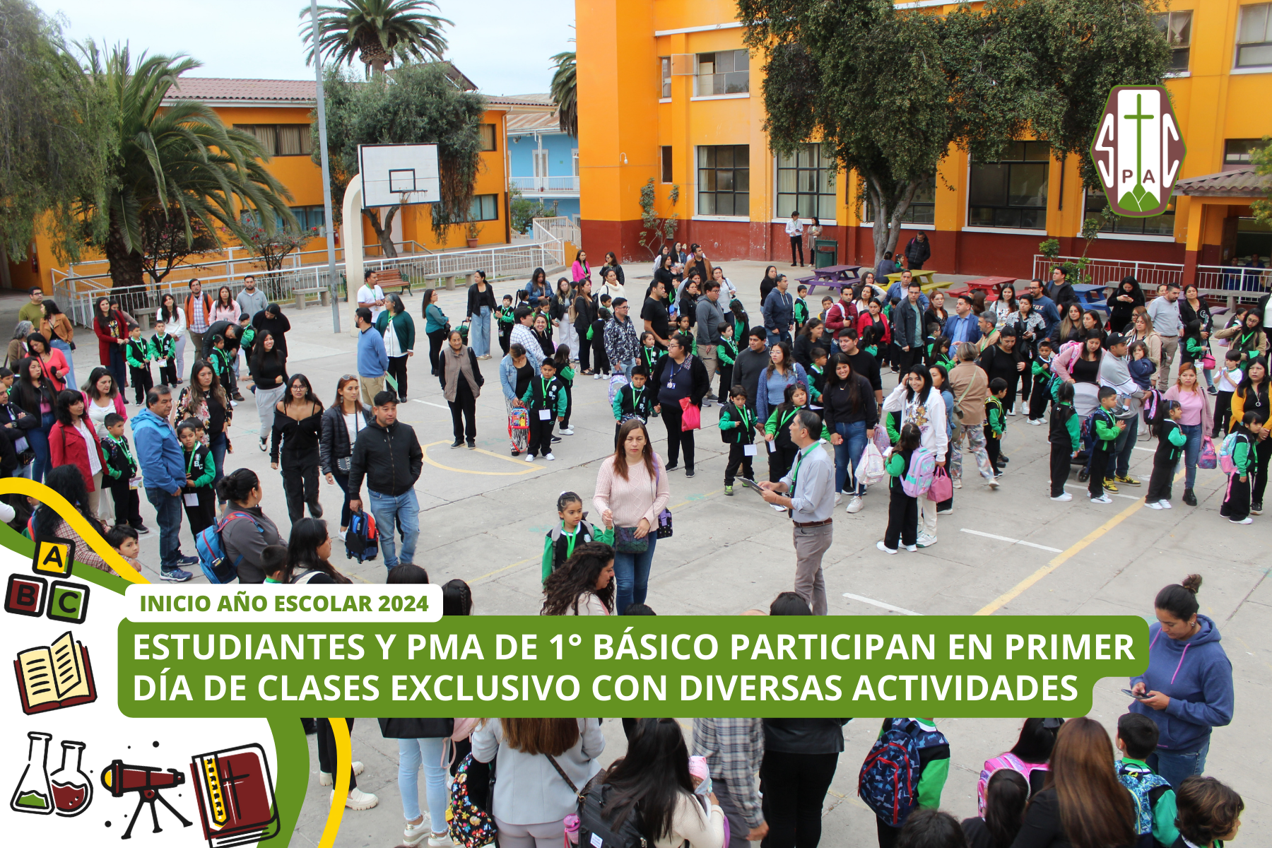 ESTUDIANTES Y PMA DE 1° BÁSICO PARTICIPAN EN PRIMER DÍA DE CLASES ...